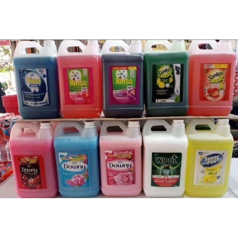 Jual Detergen Cair Kemasan Jerigen isi 5 Liter Dandeshop | Shopee Indonesia