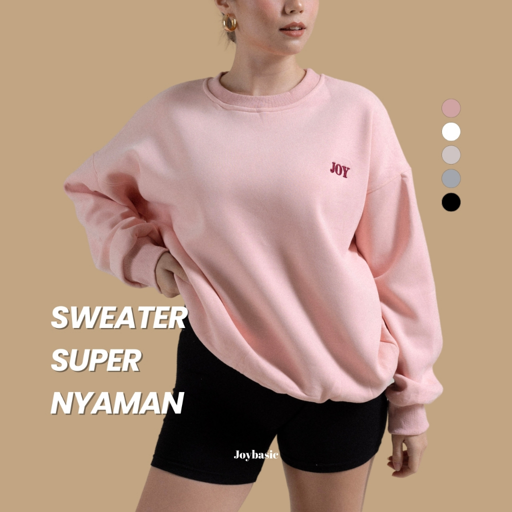 Jual Joybasic Women's Timbul Sweater | Shopee Indonesia