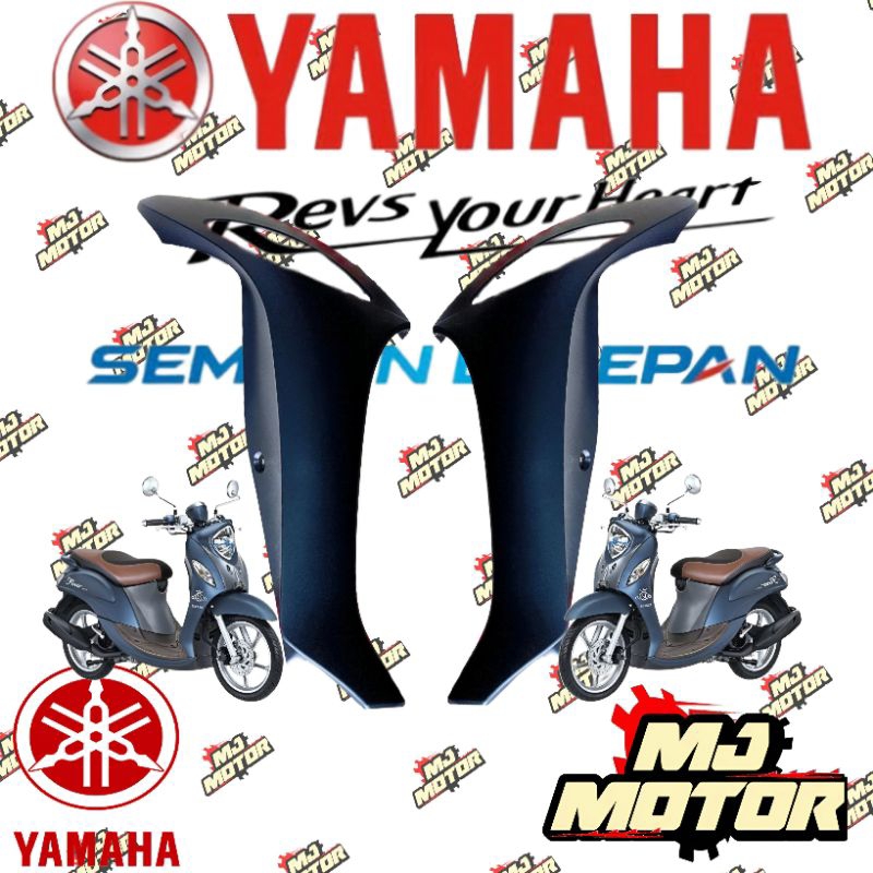 Jual SAYAP TEBENG DEPAN FINO GRANDE 125 2017-2019 KIRI KANAN BIRU DOFF ...