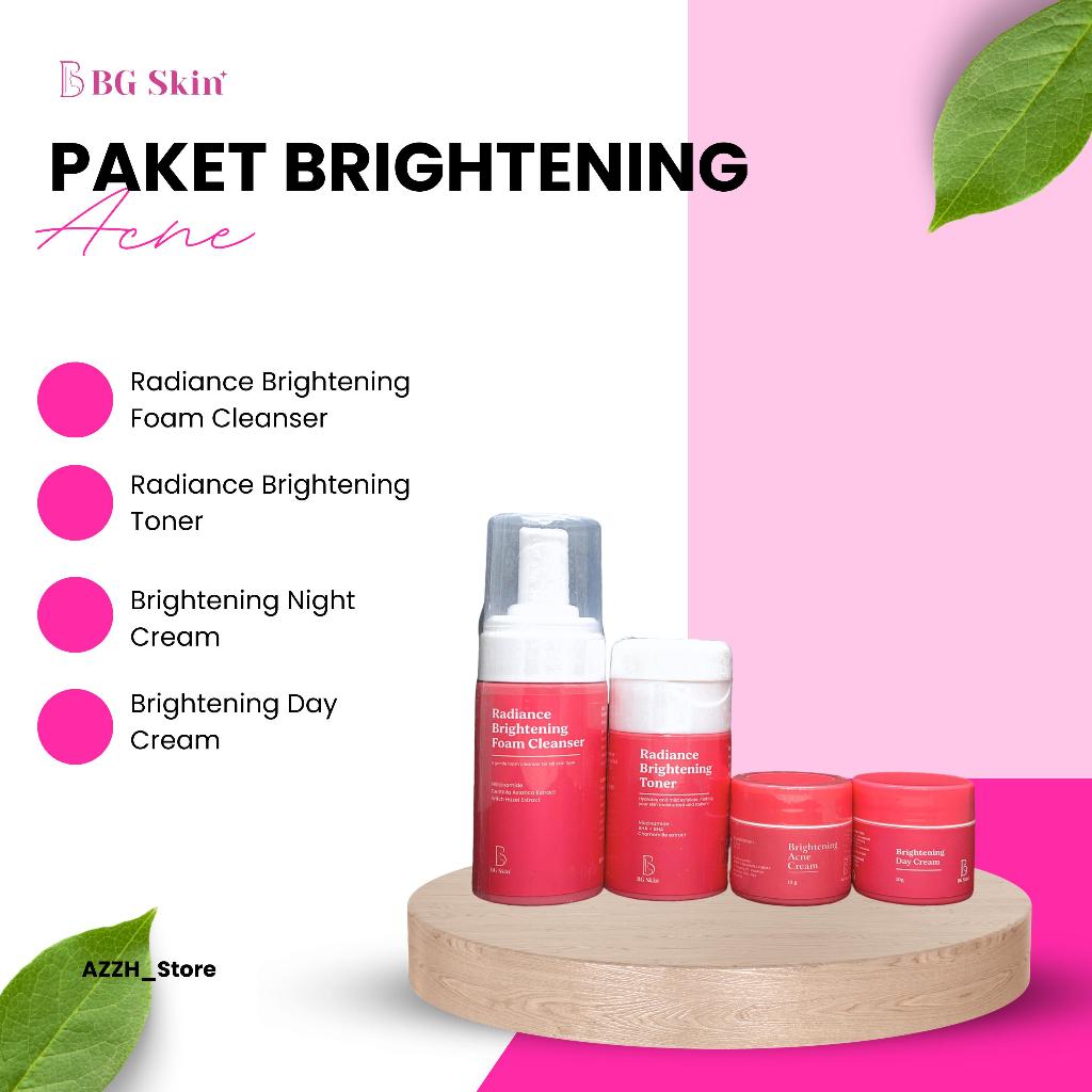Jual Bg Skin Beauty Glow Paket Acne Brightening Luxury ( Malam Acne cica) | Shopee Indonesia