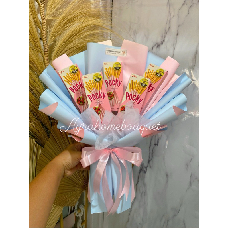 Jual [POCKY] Ready Bouquet Buket Bucket Snack Jajanan Pocky Poky Kado ...