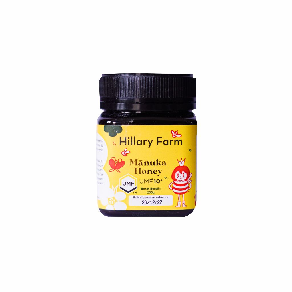 Jual Hillary Farm Madu Manuka UMF 10+ Manuka Honey 250GR | Shopee Indonesia