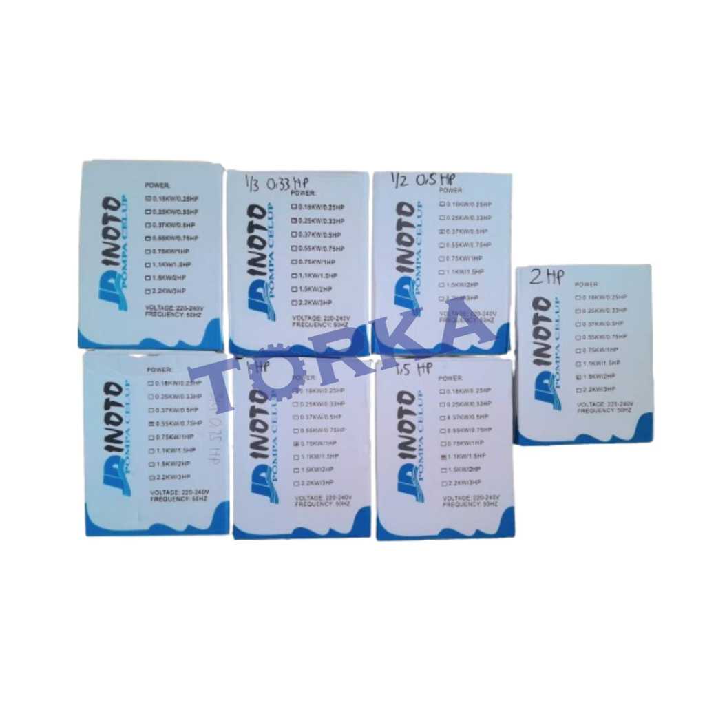Jual Control Box Pompa Submersible Pompa Satelit INOTO 1/4HP 1/3HP 1 ...