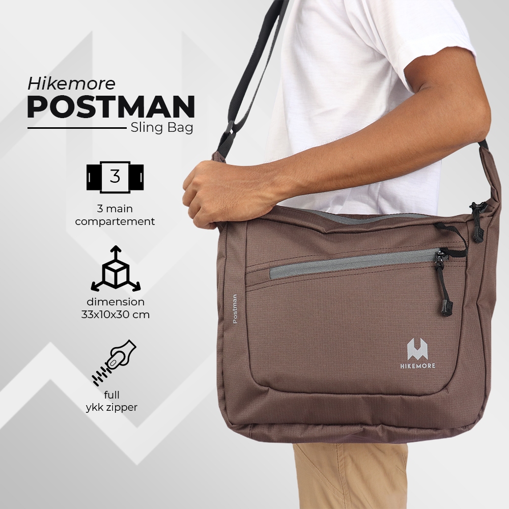 Jual Hikemore Tas Selempang Messenger Bag Pria Postman Original | Shopee Indonesia