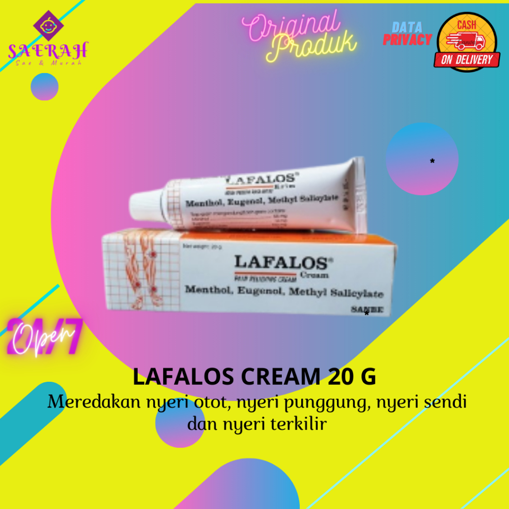 Jual Alesha Lafalos Cream 20 gram | Lafalos 20 gram | Krim Nyeri Otot ...