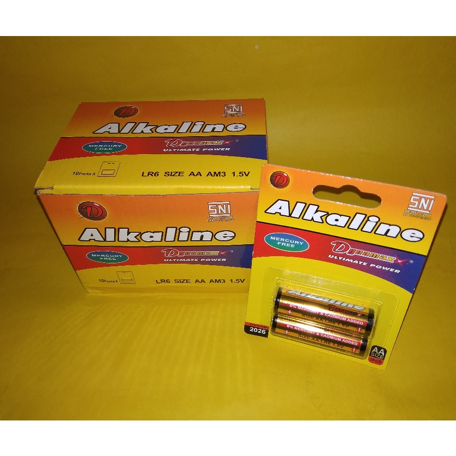 Jual BATERAI AA ALKALINE A2 | Shopee Indonesia
