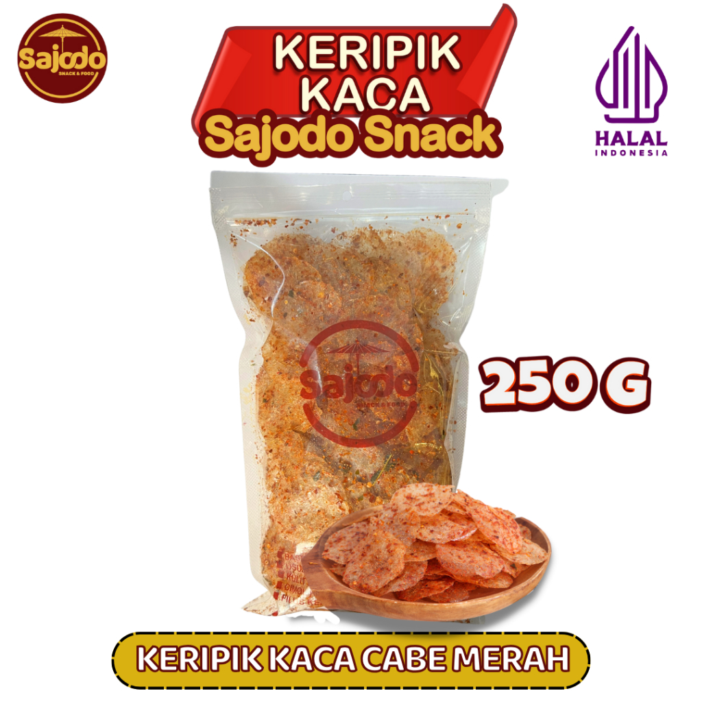 Jual SAJODO - KERIPIK KACA SPECIAL 250GRAM | Shopee Indonesia