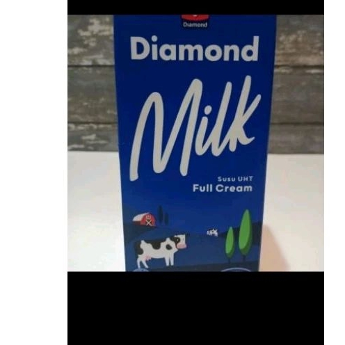 Jual Diamond milk UHT Full cream 1 Liter | Shopee Indonesia