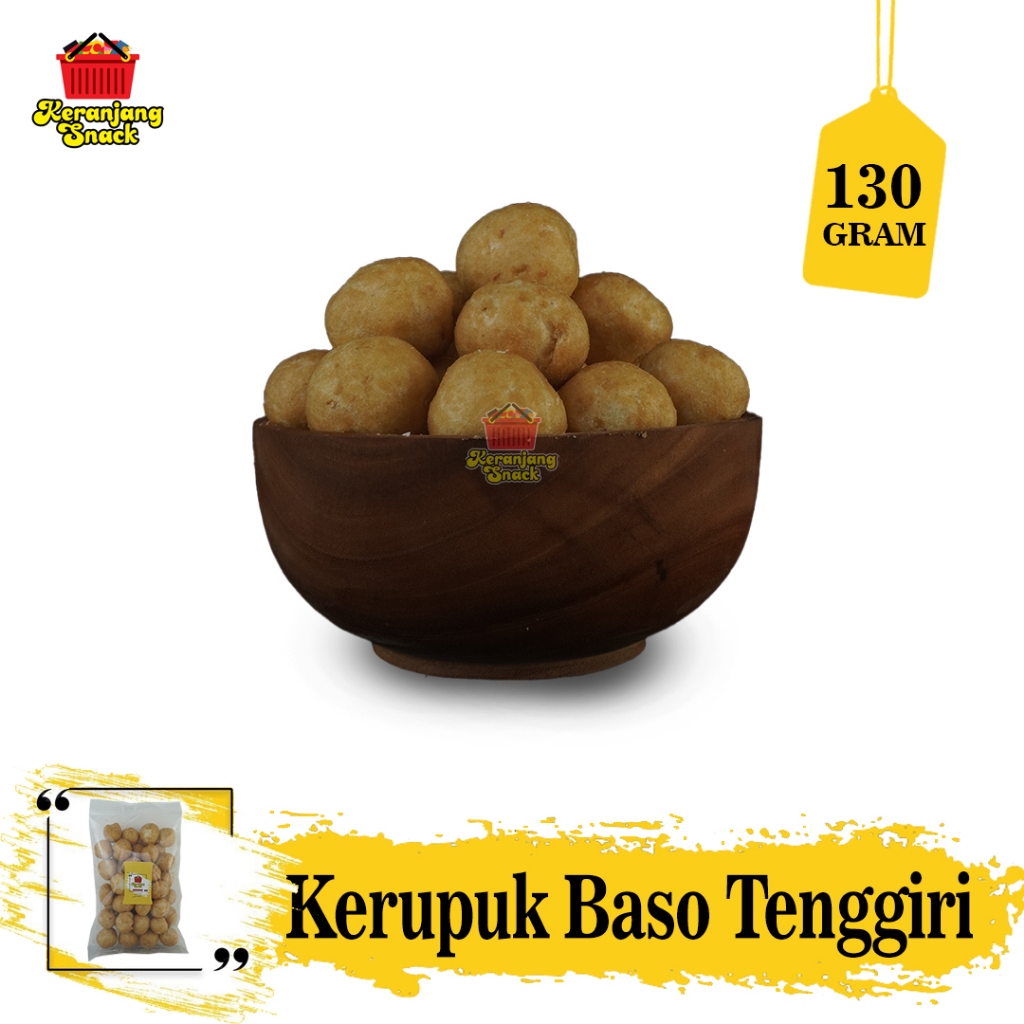 Jual Kerupuk Baso Ikan Tenggiri 130g | Shopee Indonesia