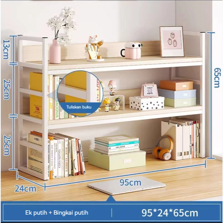 Jual Furnibest Rak Buku Meja Dinding Minimalis Rak Buku Rak Meja ...