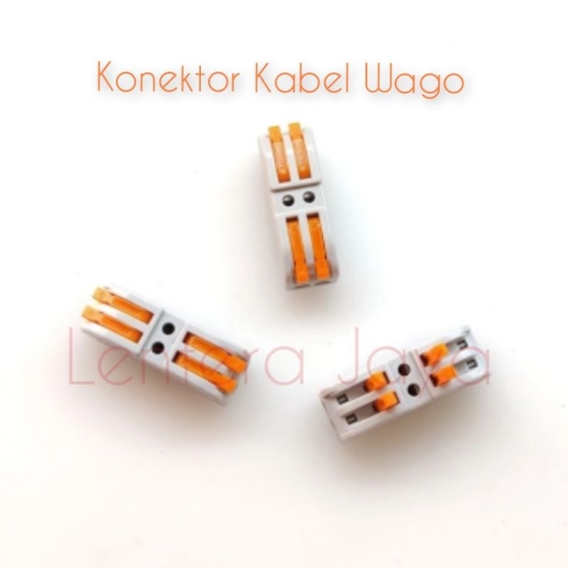 Jual Terminal Konektor Sambung Kabel Wago Wiring Cable Connector 2 way Jalur Line | Shopee Indonesia
