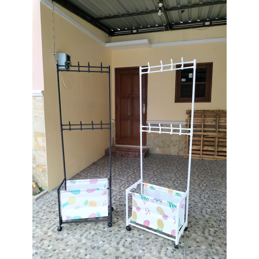 Jual Shenar Rak Sepatu Gantungan/ Stand Hanger Baju/ Rak Sepatu ...