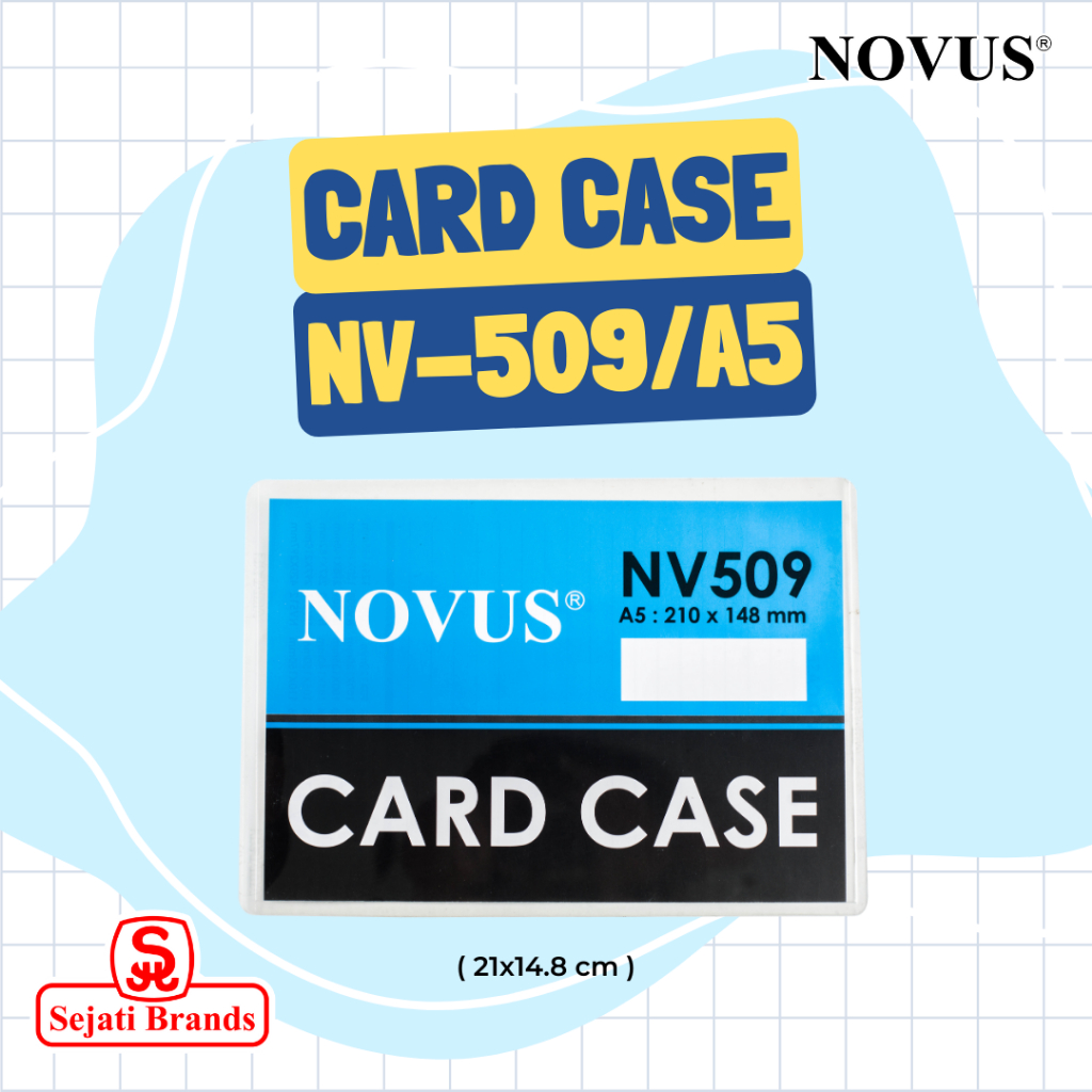Jual Novus Card Case A5 NV-509/ Kantong Kartu Nama/ Plastik dokumen ...