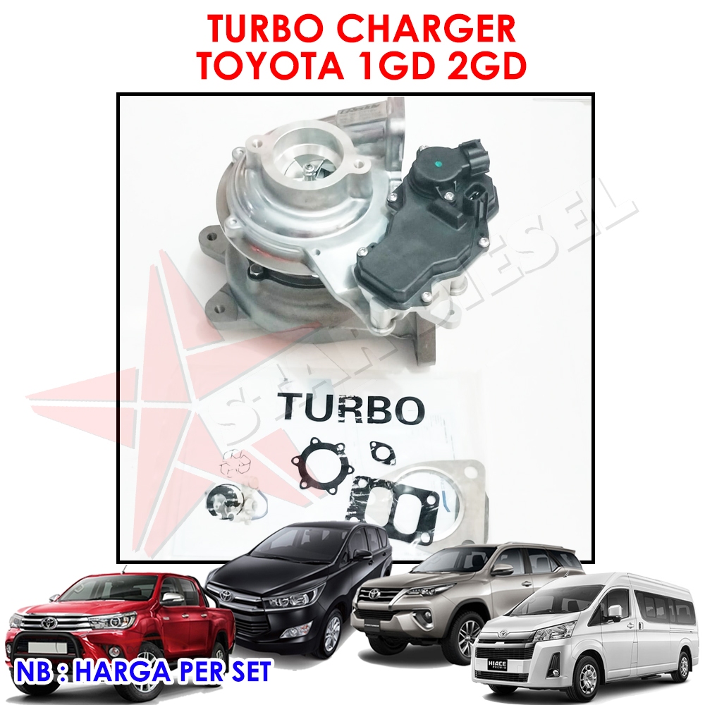 Jual TURBO HYBRID MODIF 42MM FORTUNER VRZ INNOVA REBORN HILUX REVO 2GD ...