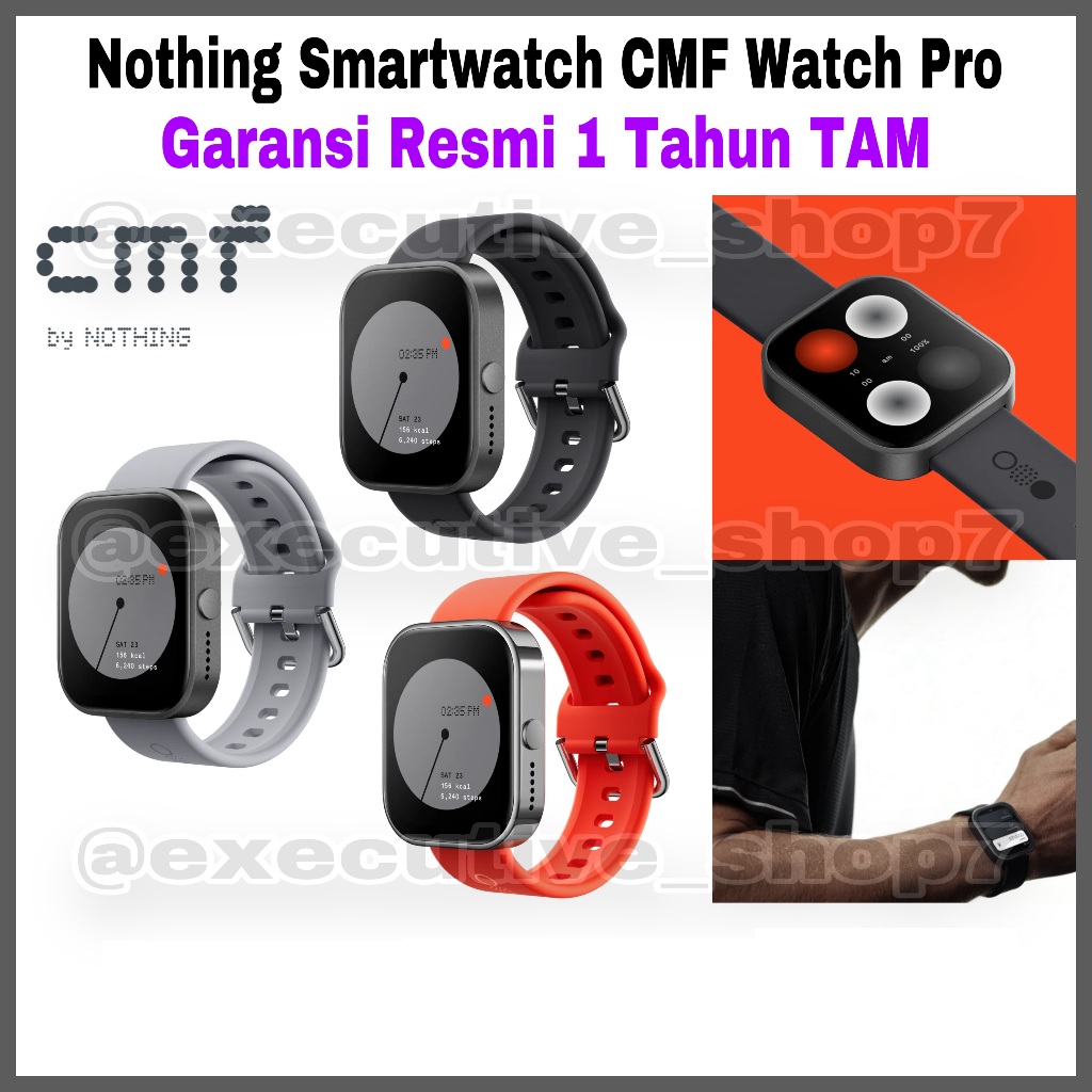 Jual Nothing Smartwatch CMF Watch Pro - Garansi Resmi 1 Tahun TAM ...