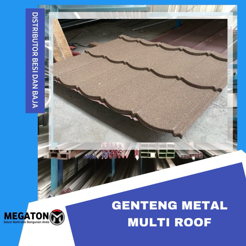Jual GENTENG METAL PASIR MULTI ROOF 2 X 5 X 0,40MM | Shopee Indonesia