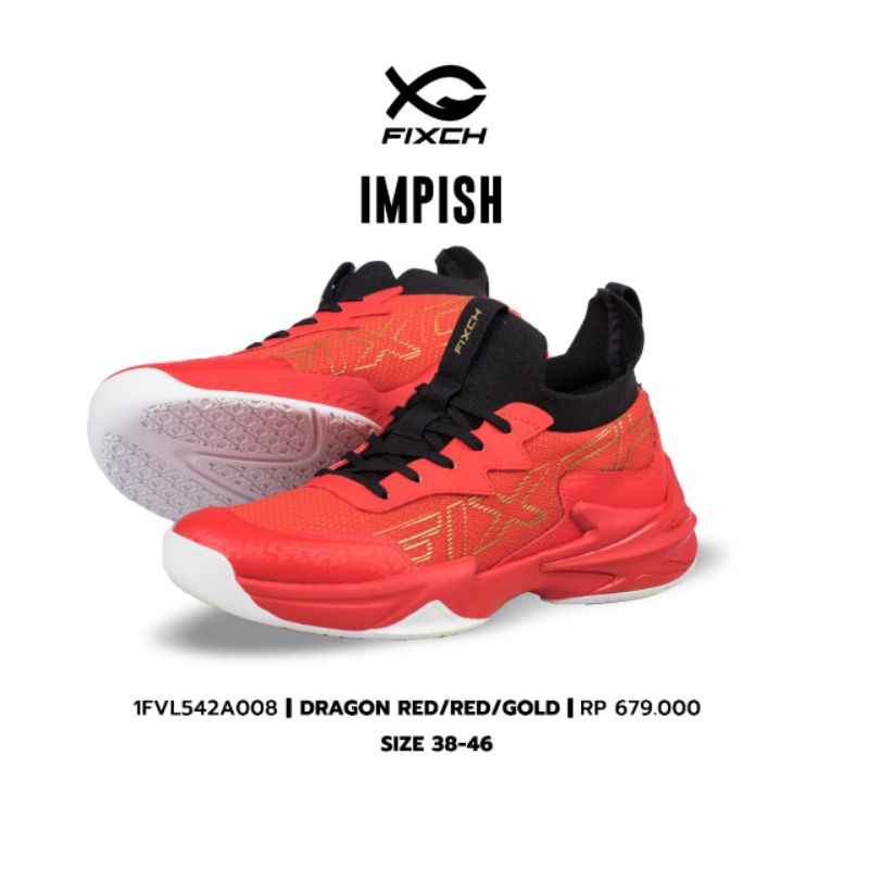 Jual SEPATU VOLI FIXCH SPORTS / VOLLY ORIGINAL -sepatu voli ,volley ...