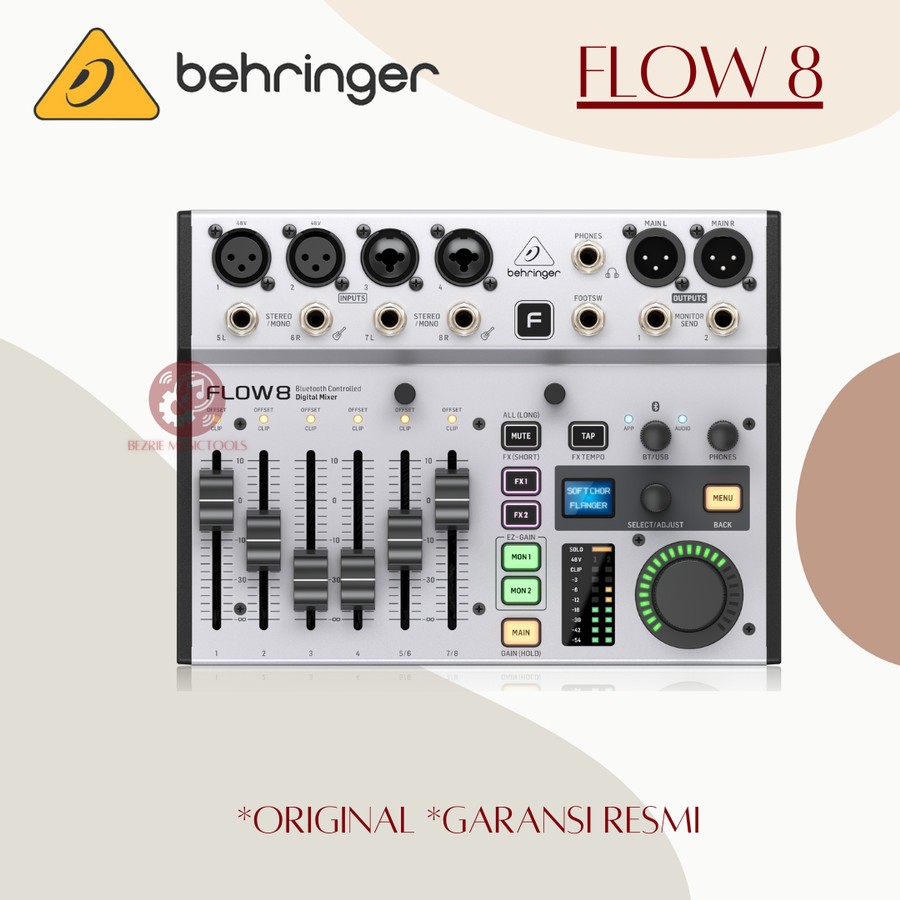 Jual Behringer flow8 flow 8 8-Input Digital Mixer with Bluetooth ...