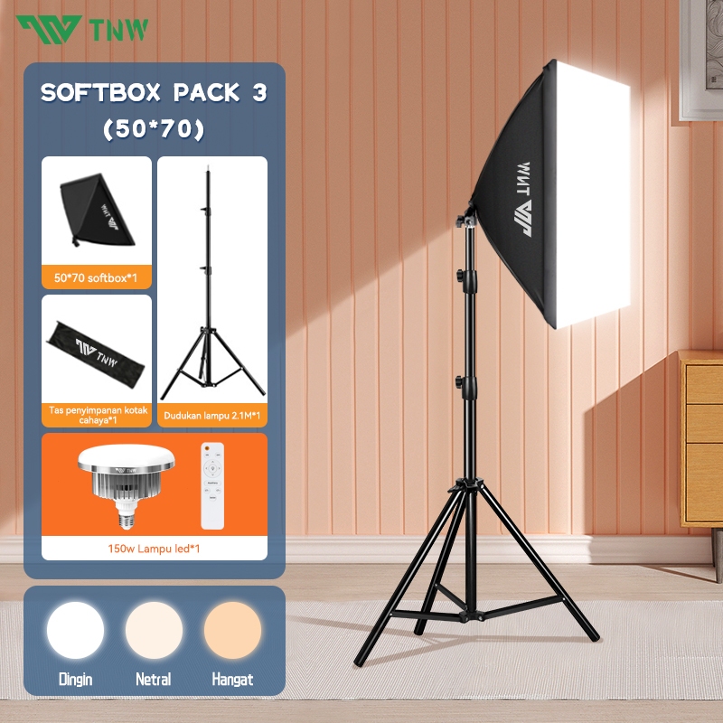 Jual TNW Softbox Lighting Lampu Softbox Lighting Studio Lampu Studio ...