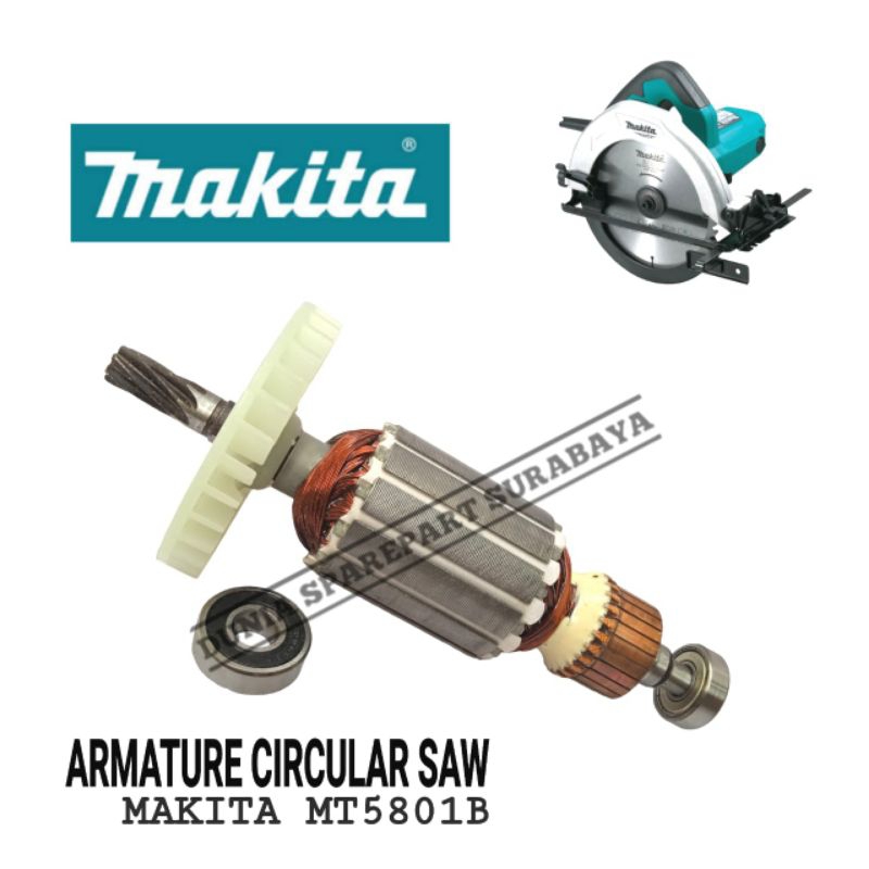 Jual Sparepart Makita M5801B Armature Circular Saw Makita M 5801 B ...