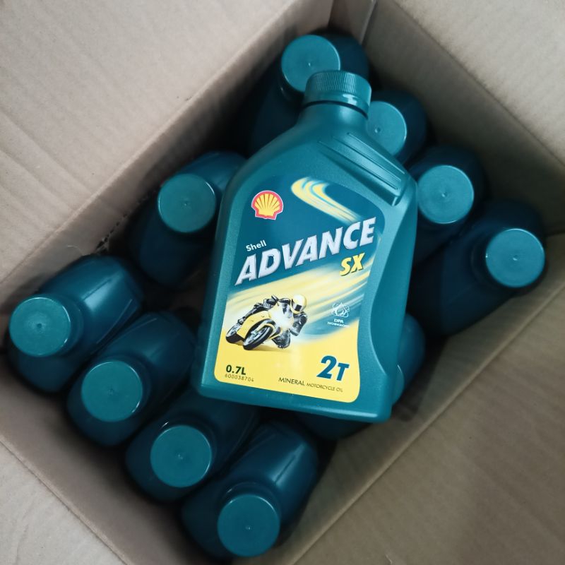 Jual Oli samping shell advance 2t 700ML | Shopee Indonesia