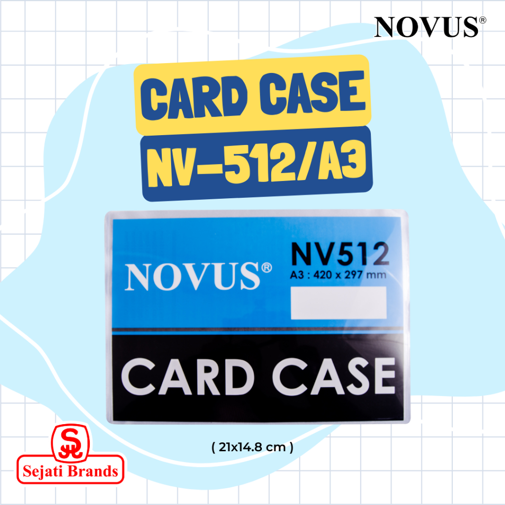 Jual Novus Card Case NV-512 /Kantong Kartu Nama / Plastik Pelindung ...