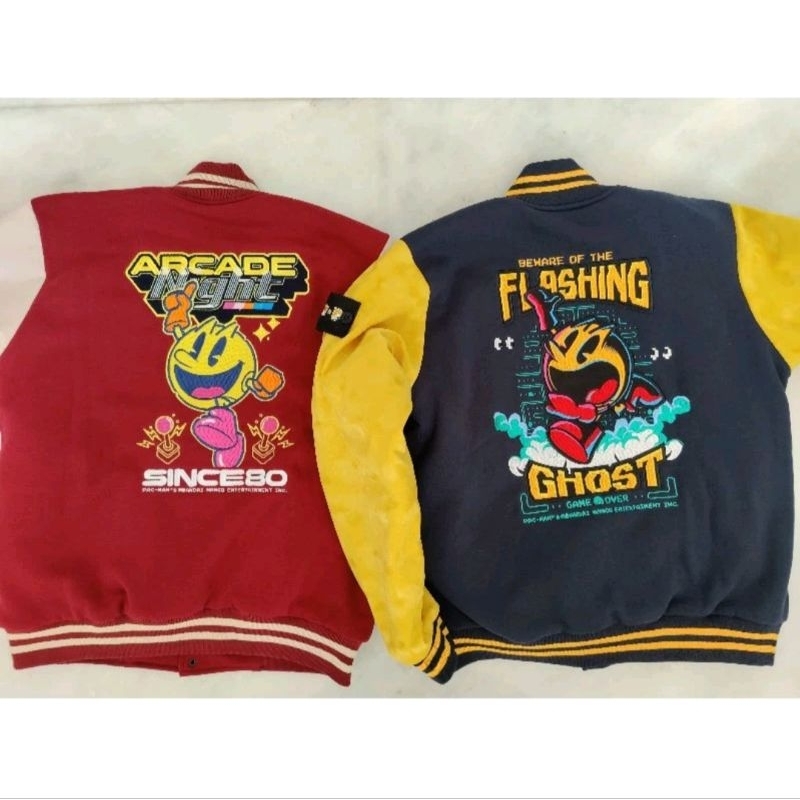 Jual FTH X Pacman Varsity Jacket Phase 2 | Shopee Indonesia