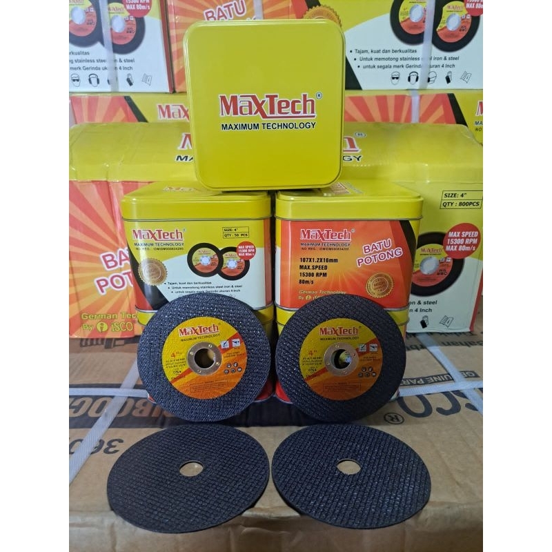 Jual Batu potong besi MAXTECH 4" Resibon WD | Shopee Indonesia