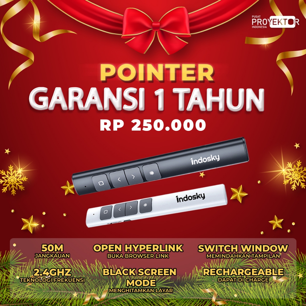 Jual Pusat Proyektor Indonesia - Pointer Indosky I Pointer Presentasi l Pointer Laser Merah ...