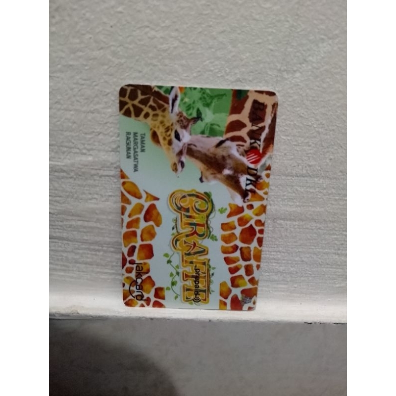 Jual Kartu Jakcard Edisi Ragunan Preloved Original Emoney | Shopee ...