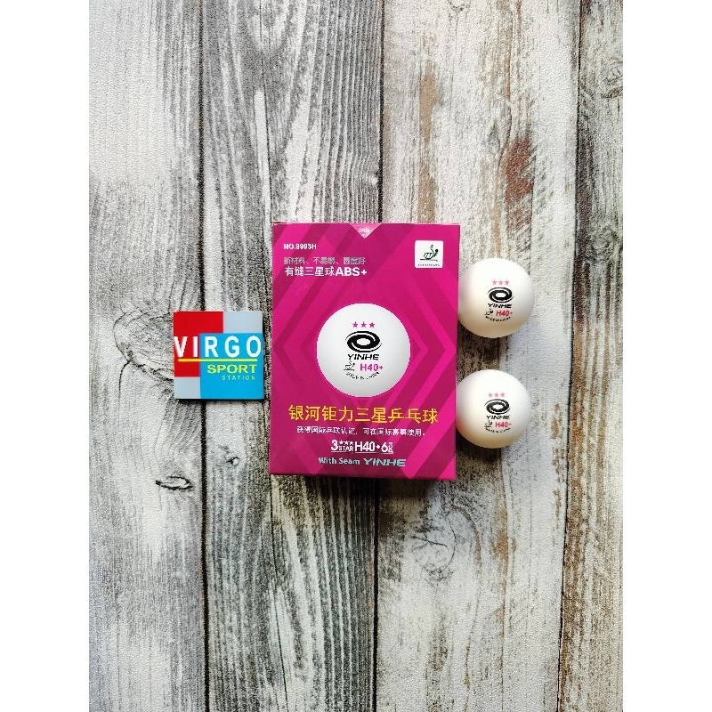 Jual Yinhe H40+ 3Star Ball Bola pingpong tenis meja isi 6 Balls | Shopee Indonesia
