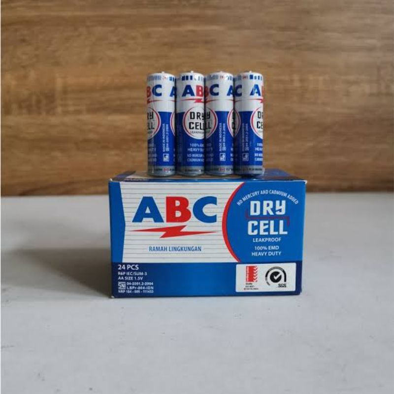 Jual Baterai ABC AA 1 dus isi 24 pcs | Shopee Indonesia