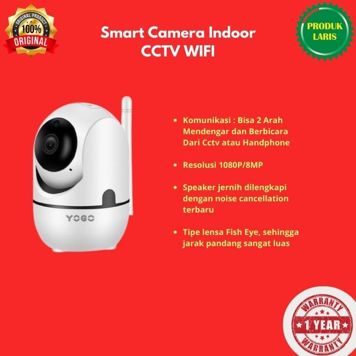 Jual Kamera Cctv 2 Arah Outdoor 360 Derajat Digital Zoom Infrared ...