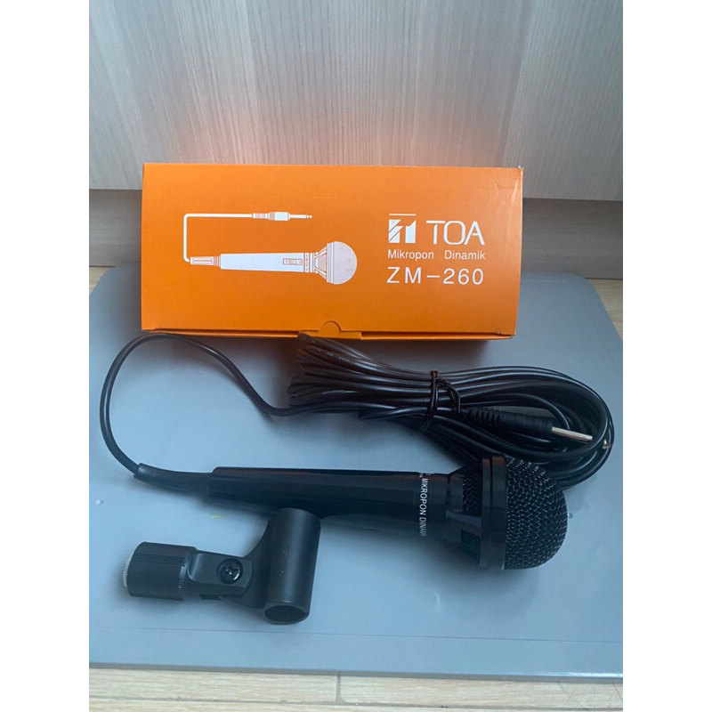 Jual mic kabel microphone TOA ZM-260 ZM 260 original | Shopee Indonesia