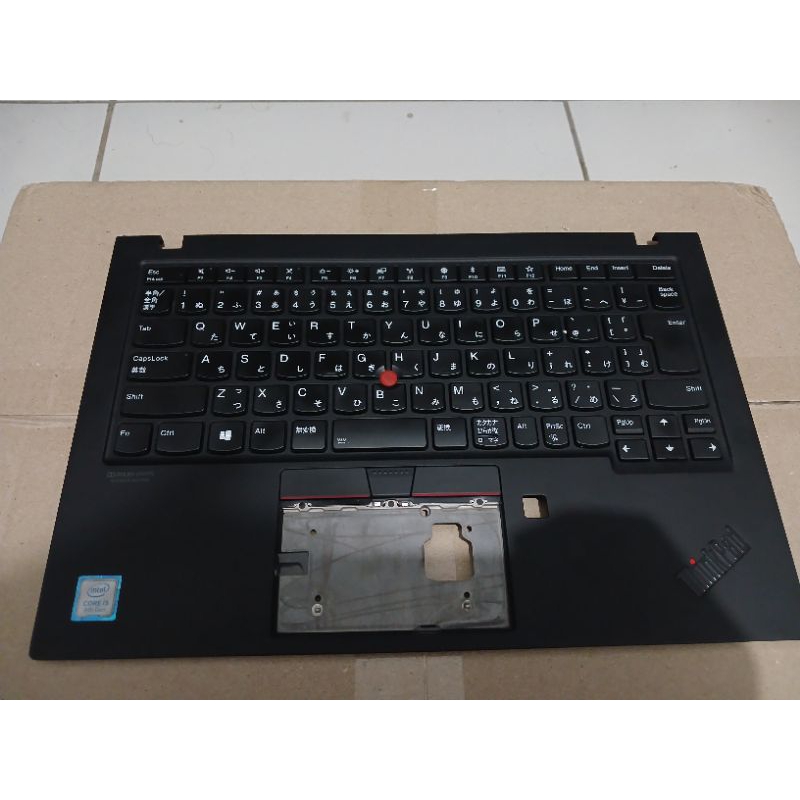 Jual Palmrest Lenovo Thinkpad X1 Carbon Gen 7 - Japan Layout | Shopee ...