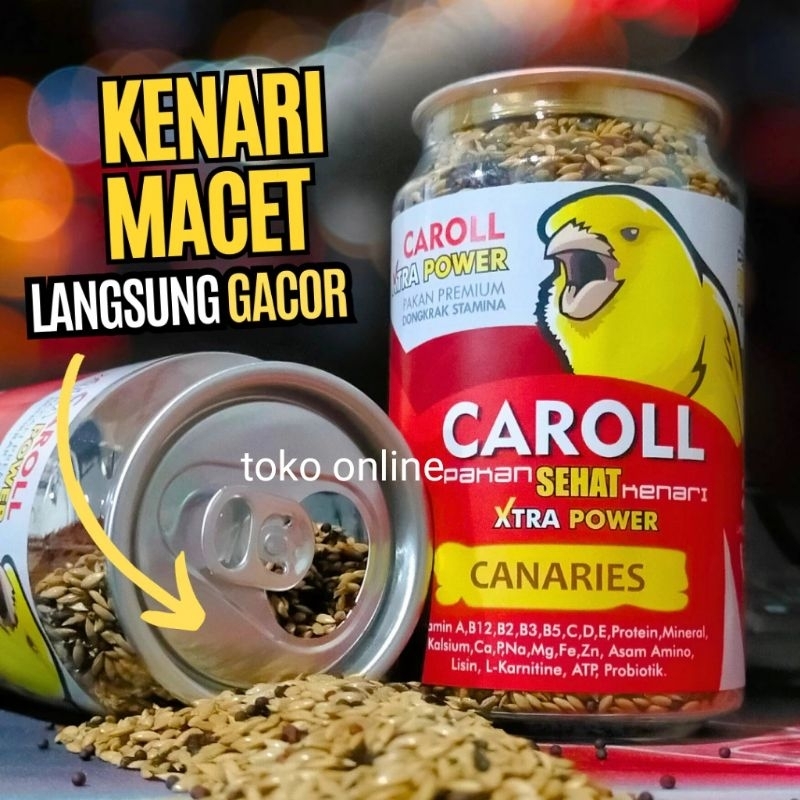 Jual CAROLL makanan kenari macet langsung gacor carol canari ngerol ...