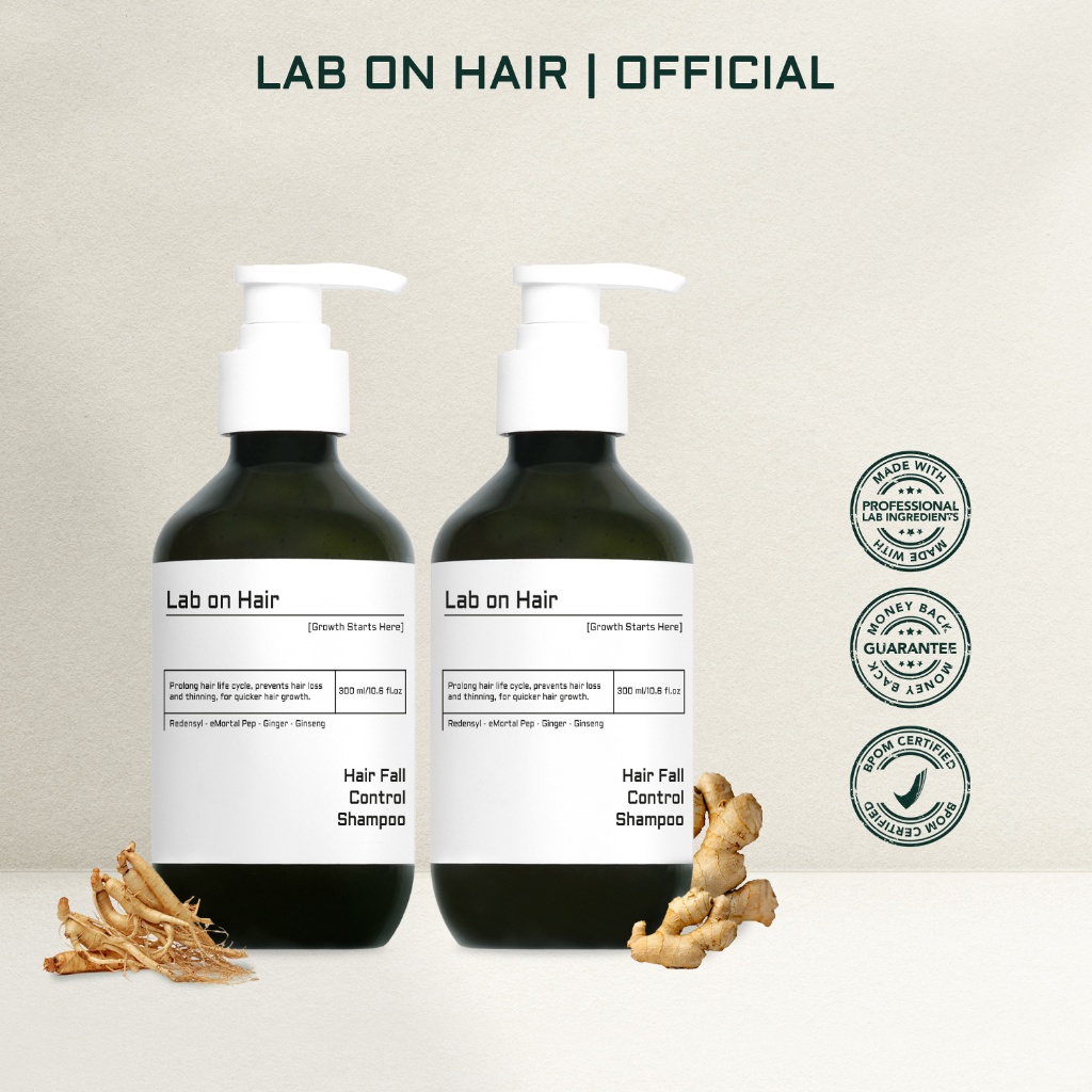 Jual Diskon Lab on Hair Bundle 2 Shampoo Lebih Murah Anti Hair Fall ...