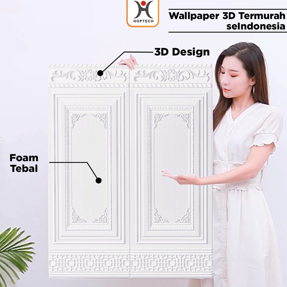 Jual MODEL UMM372 Wallpaper 3D FOAM / Wallfoam Dinding 3D Motif PINTU ...