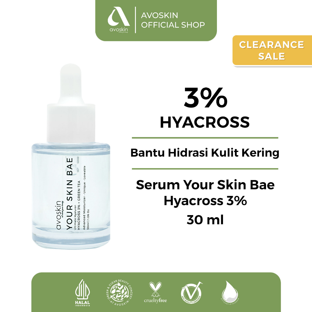 Jual EXP 2025 Avoskin Your Skin Bae Ultimate Hyaluron HYACROSS 3% ...