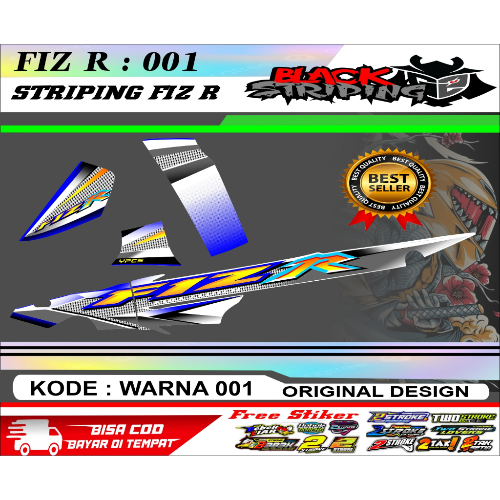 Jual STRIPING FIZ R VARIASI 001 | Shopee Indonesia