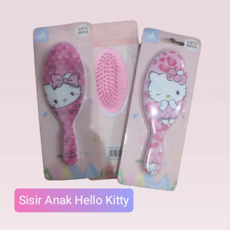 Jual Sisir Karakter Anak Anti Kusut Hello Kitty / Princess Putri ...