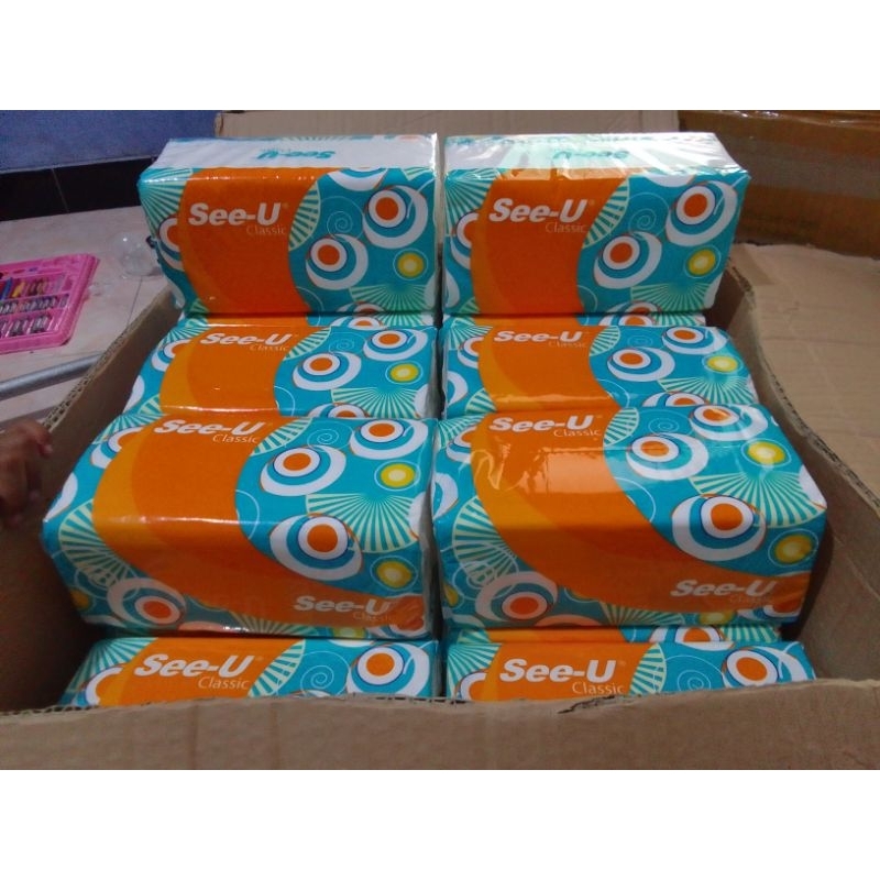 Jual Tissue Tisu Tissu See U 250 Sheet 2ply - 1pcs | Shopee Indonesia