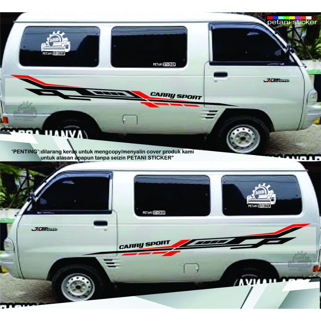 Jual STIKER TERBARU MOBIL SUZUKI CARRY LIST CARRY ST CARRY FUTURA ...