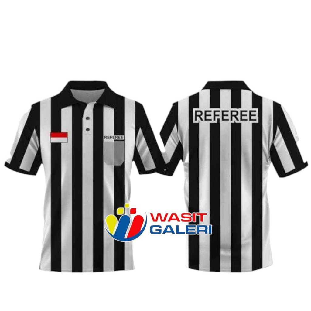 Jual BAJU WASIT VOLI/BASKET/WWE MD : GARIS HITAM PUTIH FULL PRINTING ...