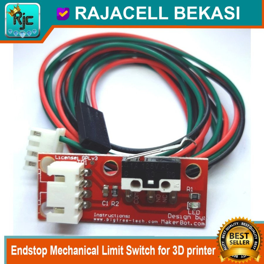 Jual Endstop Mechanical Limit Switch RAMPS 1.4 for 3D printer & Arduino | Shopee Indonesia