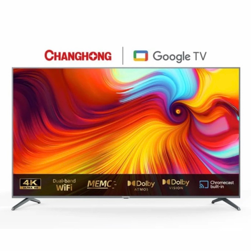 Jual Led tv Changhong U50H7 pro 50H7 pro Google tv 50 inch Bezel less 4k | Shopee Indonesia