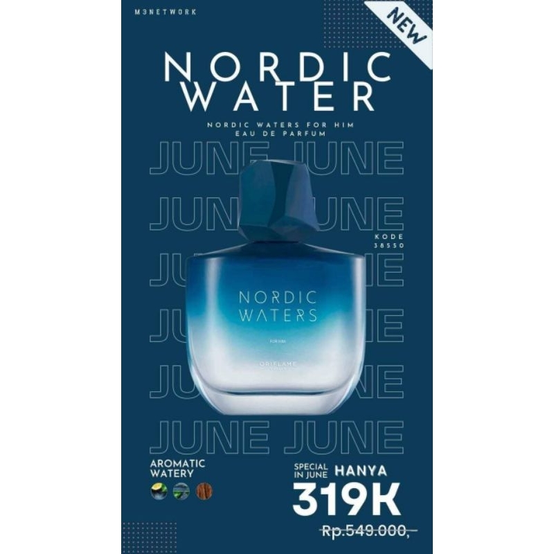 Jual Nordic Waters for him Eau de parfum 75 Ml 38550 | Shopee Indonesia