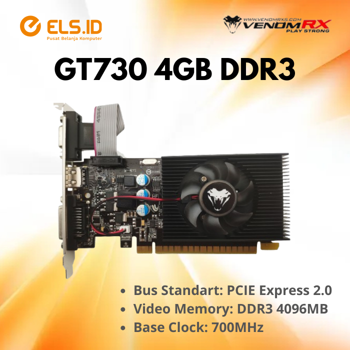 Jual VGA VenomRX GT730 4GB DDR3 | Shopee Indonesia