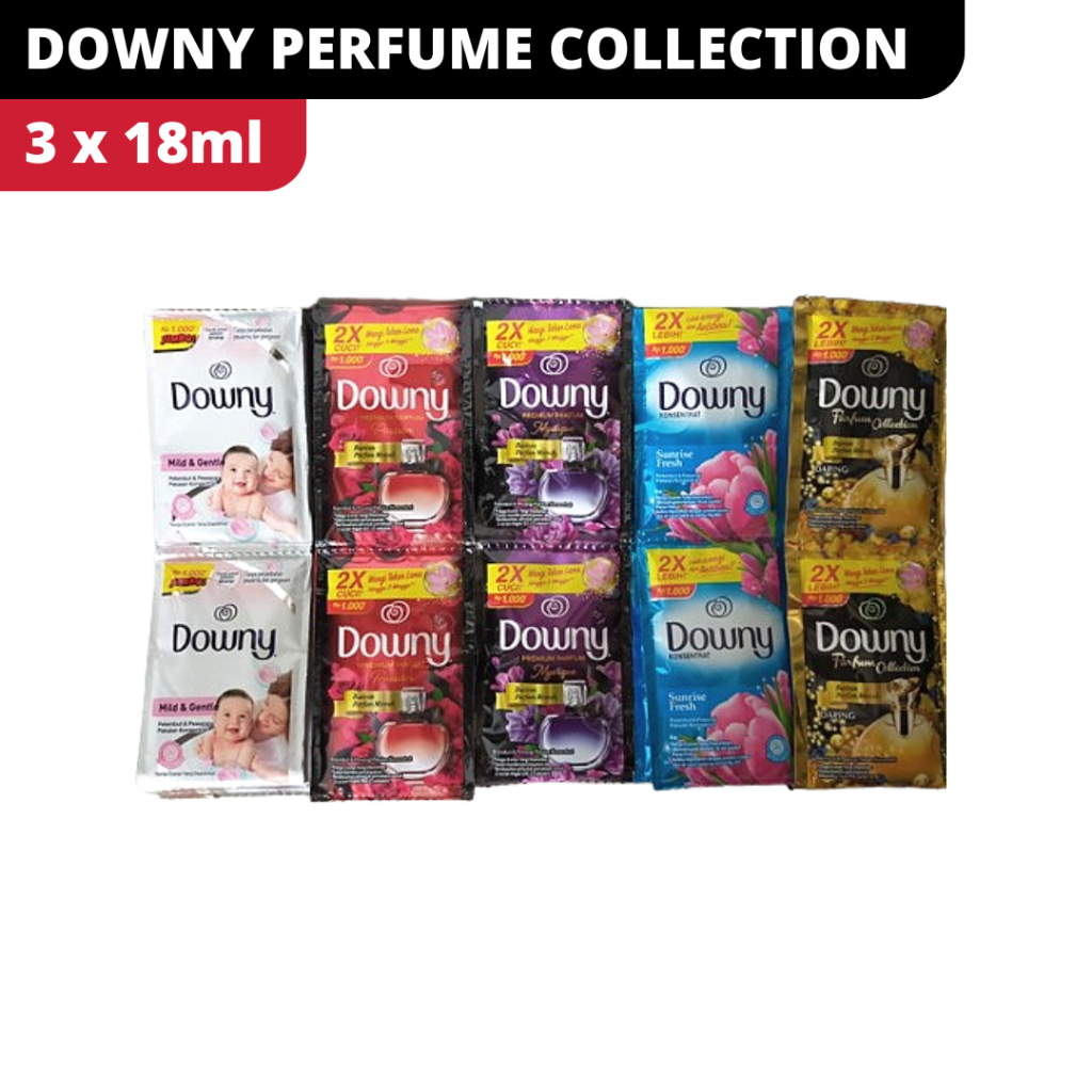Jual DOWNY PERFUME COLLECTION SACHET 3X18ml | Shopee Indonesia