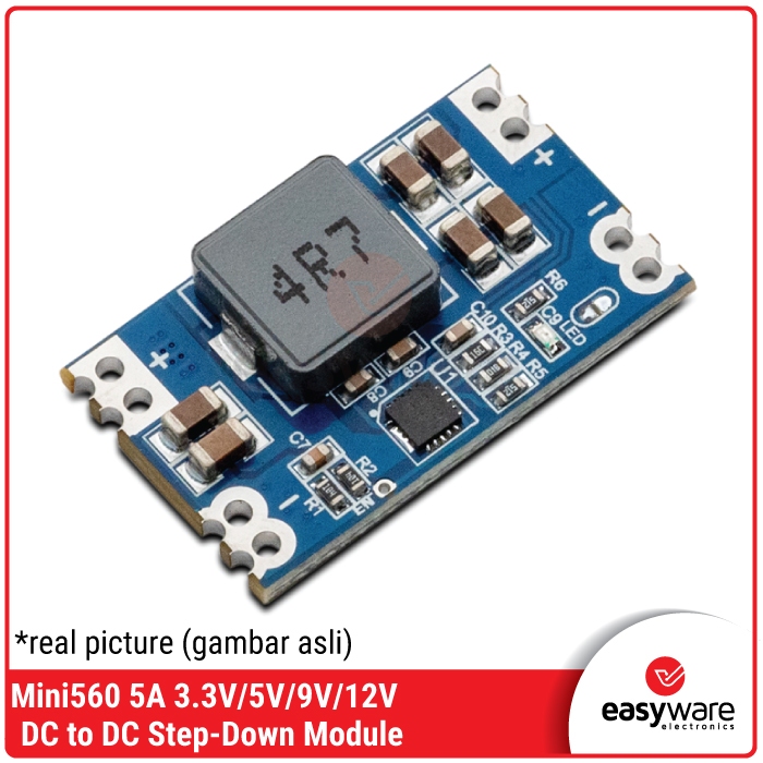 Jual MINI560 5A 3.3V 5V 9V 12V DC DC Step Down Module Mini 560 Step Down | Shopee Indonesia